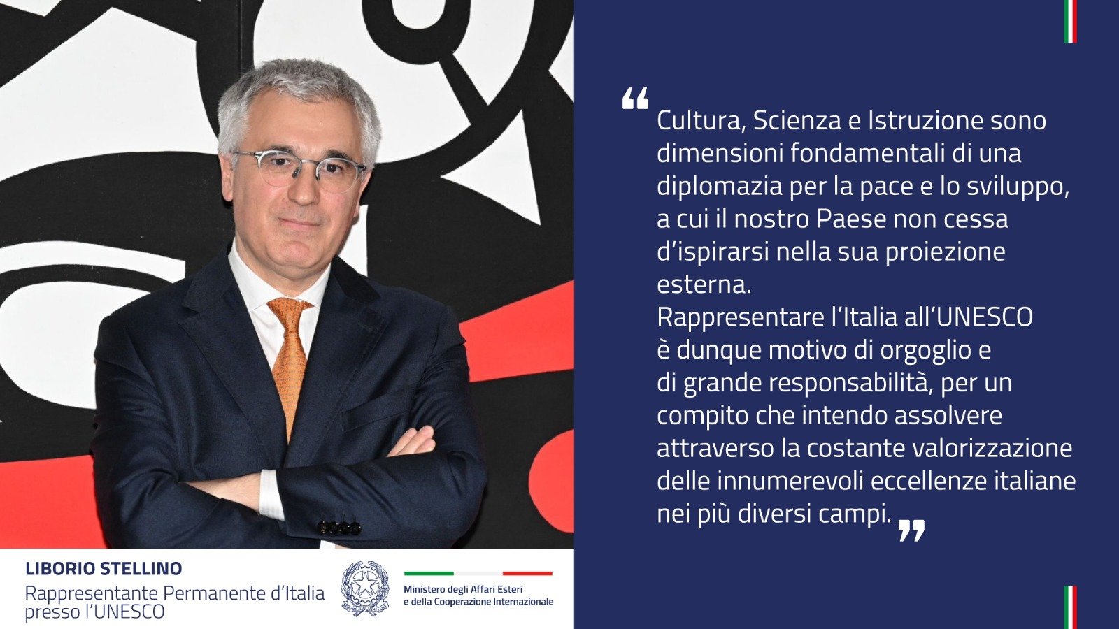 Liborio Stellino nominato Rappresentante Permanente presso l’UNESCO ...